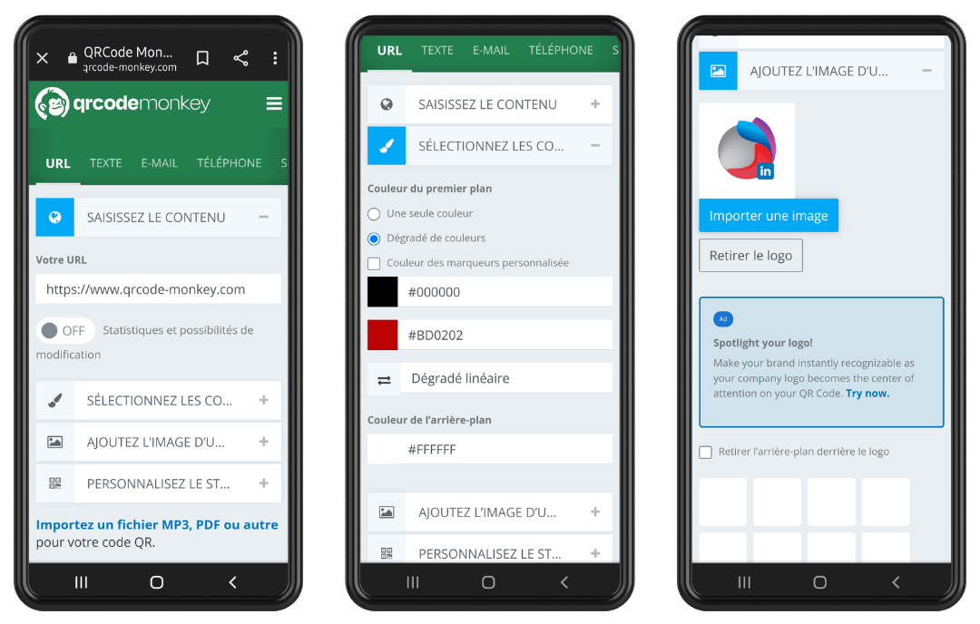 qr-code monkey personnaliser code avec logo ⋆ DIGISMILE